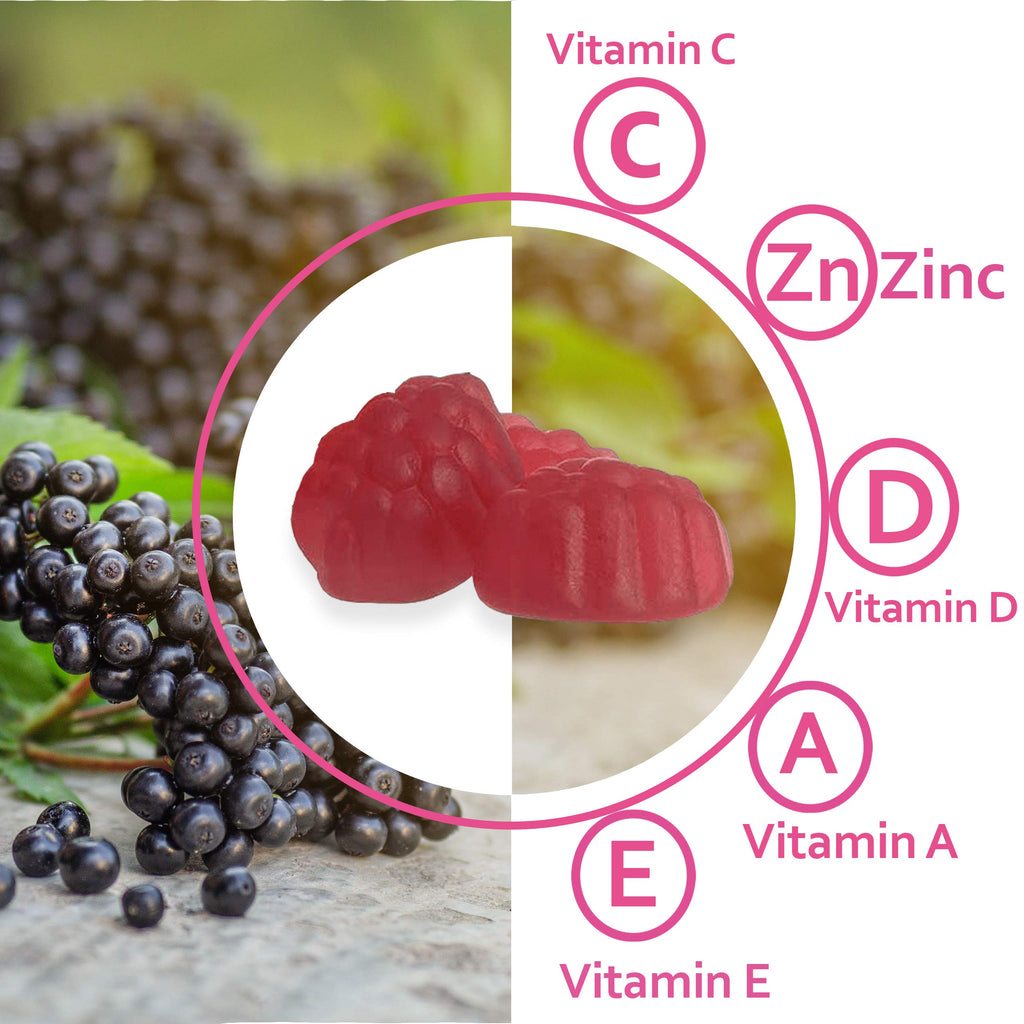 nutritious elderberry gummies for families