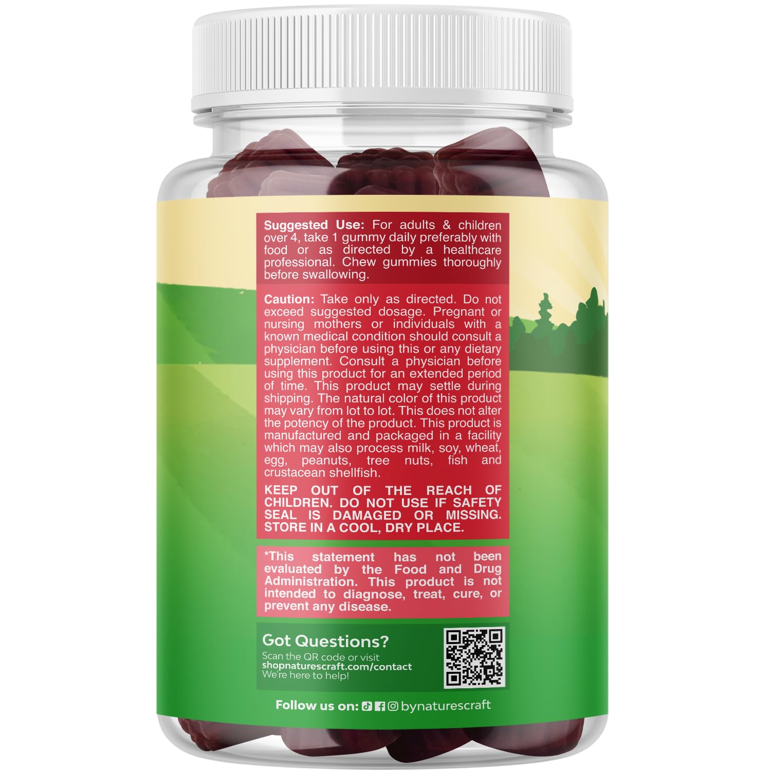nutritious elderberry gummies for family