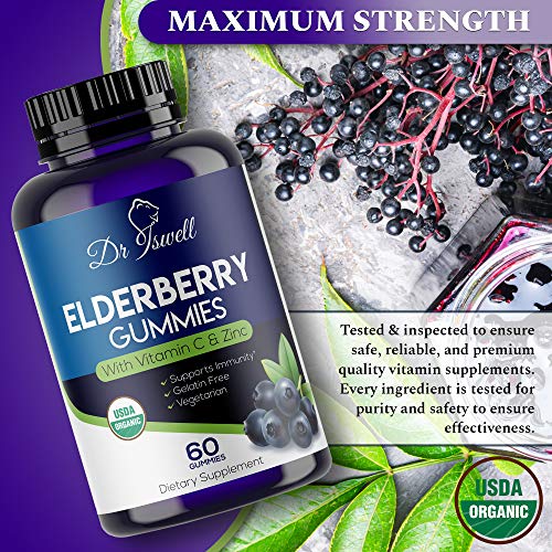nutritious elderberry gummies for immune system