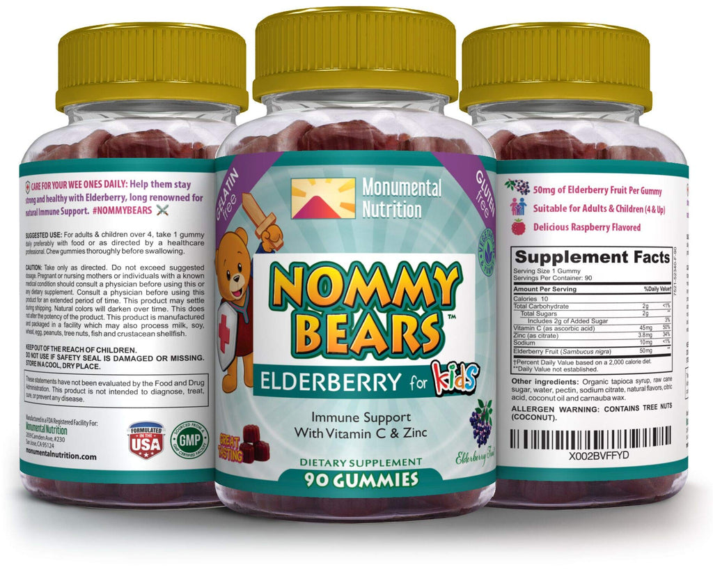 nutritious elderberry gummies for kids
