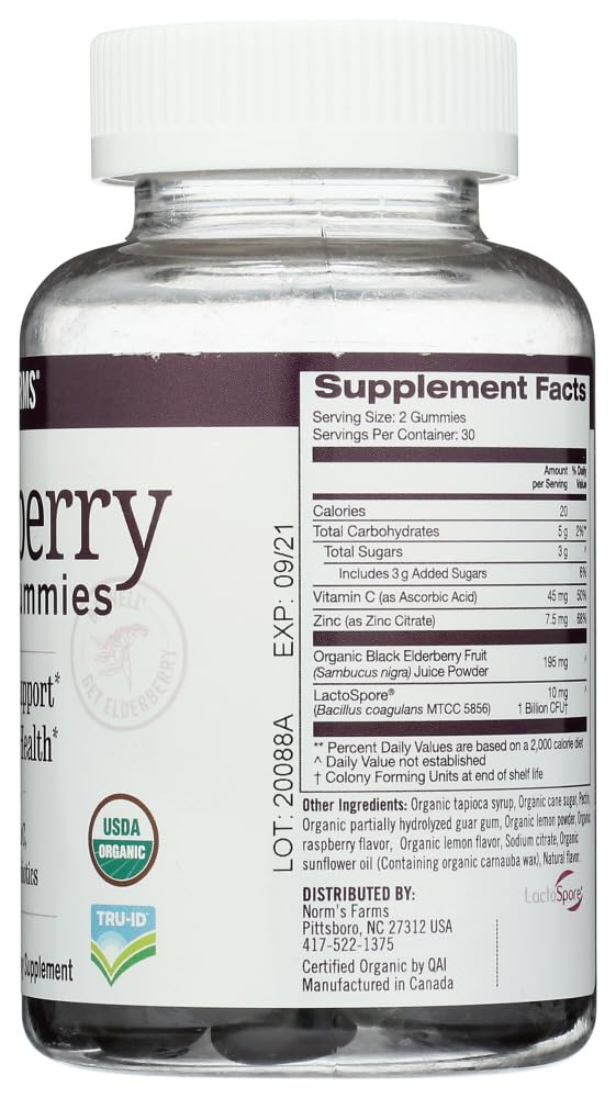 nutritious elderberry gummies for wellness