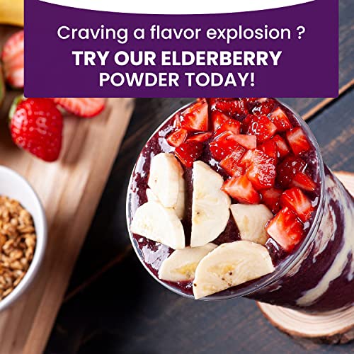 nutritious elderberry powder for drinks