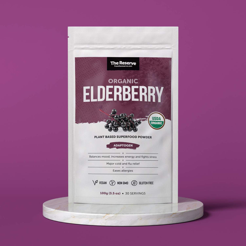 nutritious elderberry powder for smoothies