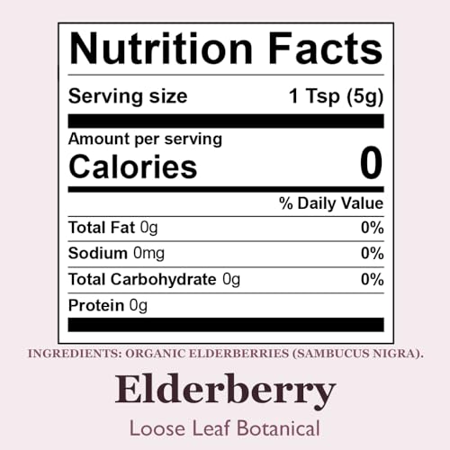 nutritious elderberry tea for vitality