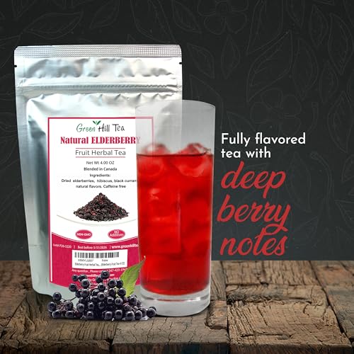 nutritious elderberry tea for wellness