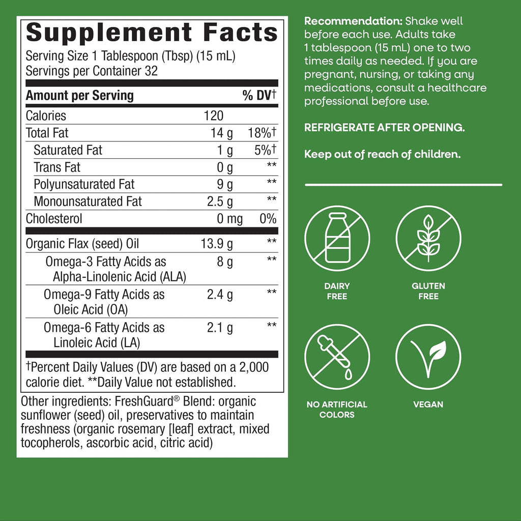 nutritious flaxseed oil for smoothies