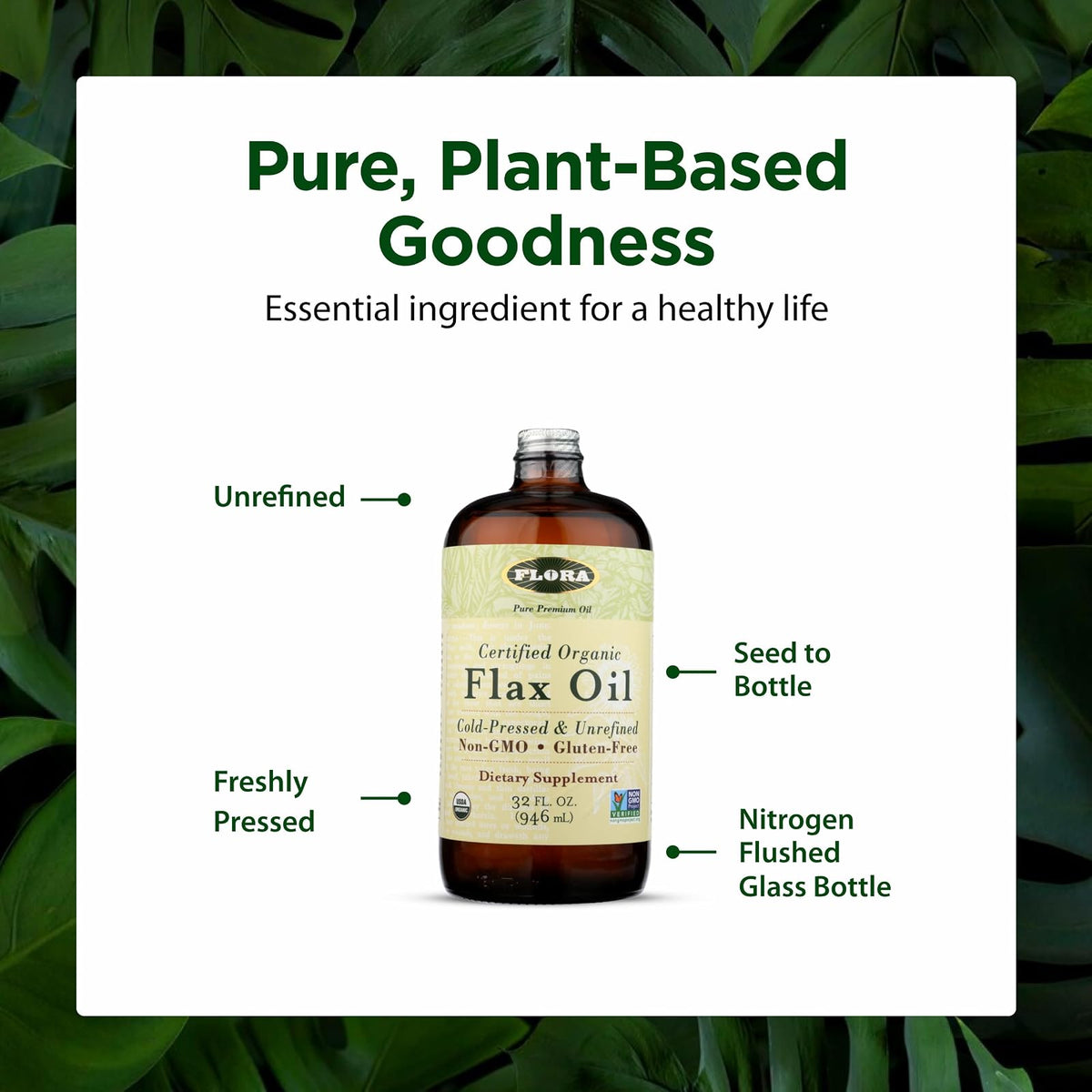nutritious flaxseed oil for smoothies