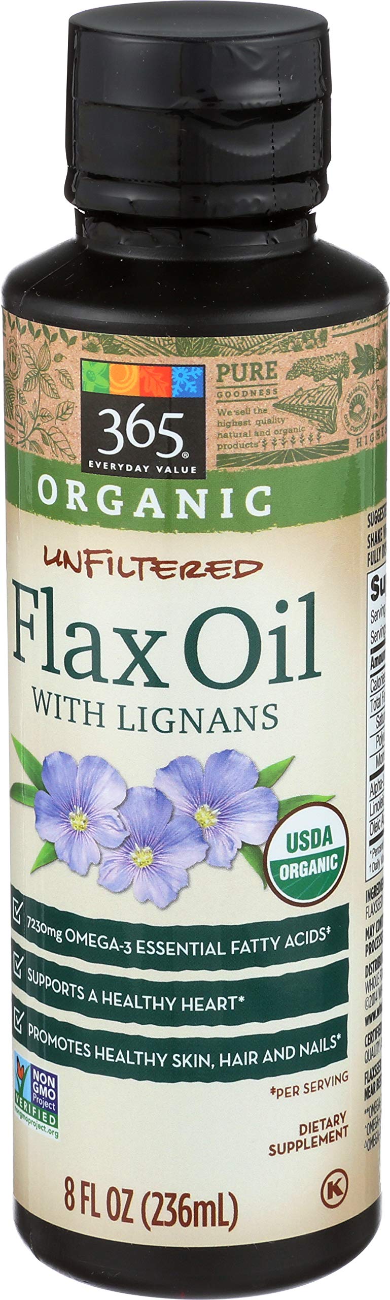 nutritious flaxseed oil supplement