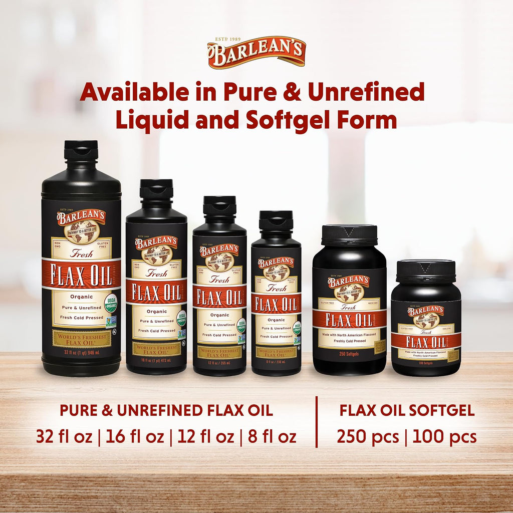 nutritious flaxseed oil supplement