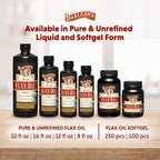 nutritious flaxseed oil supplement