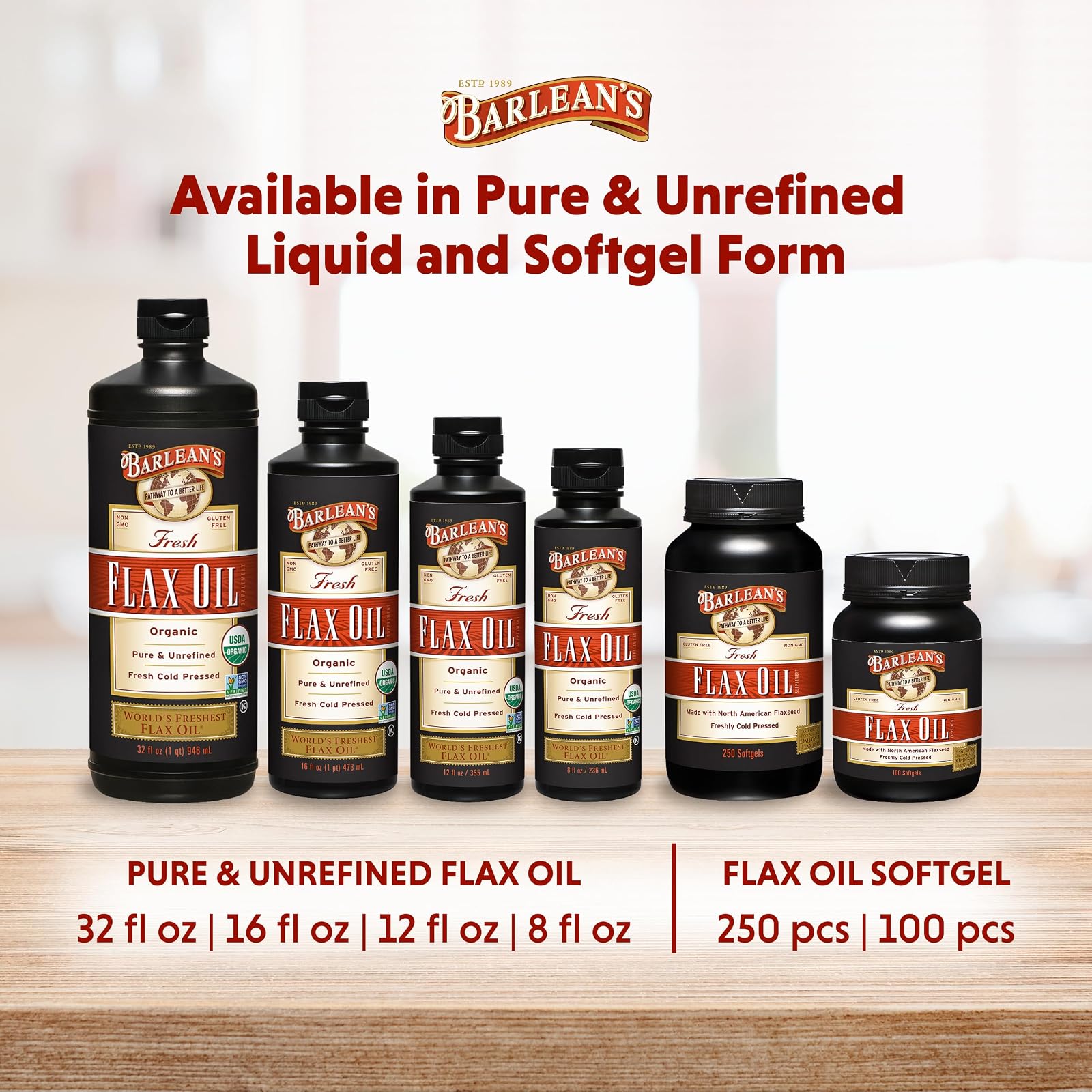nutritious flaxseed oil supplement