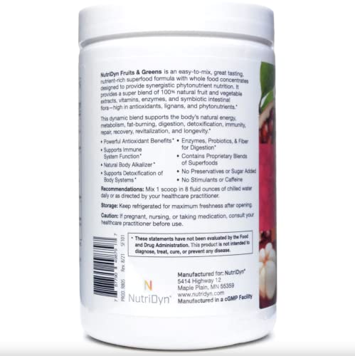 nutritious fruit and greens blend