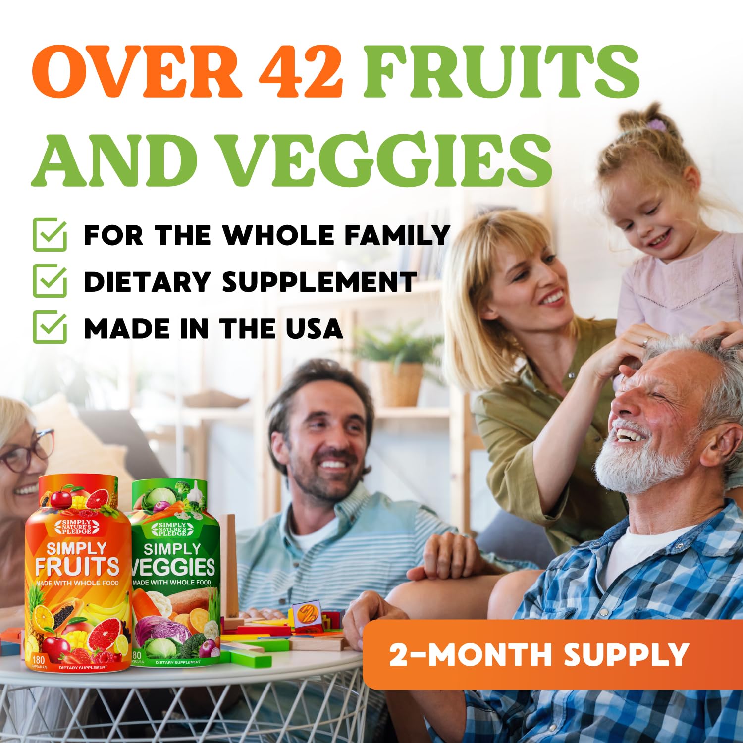 nutritious fruits and vegetables supplement