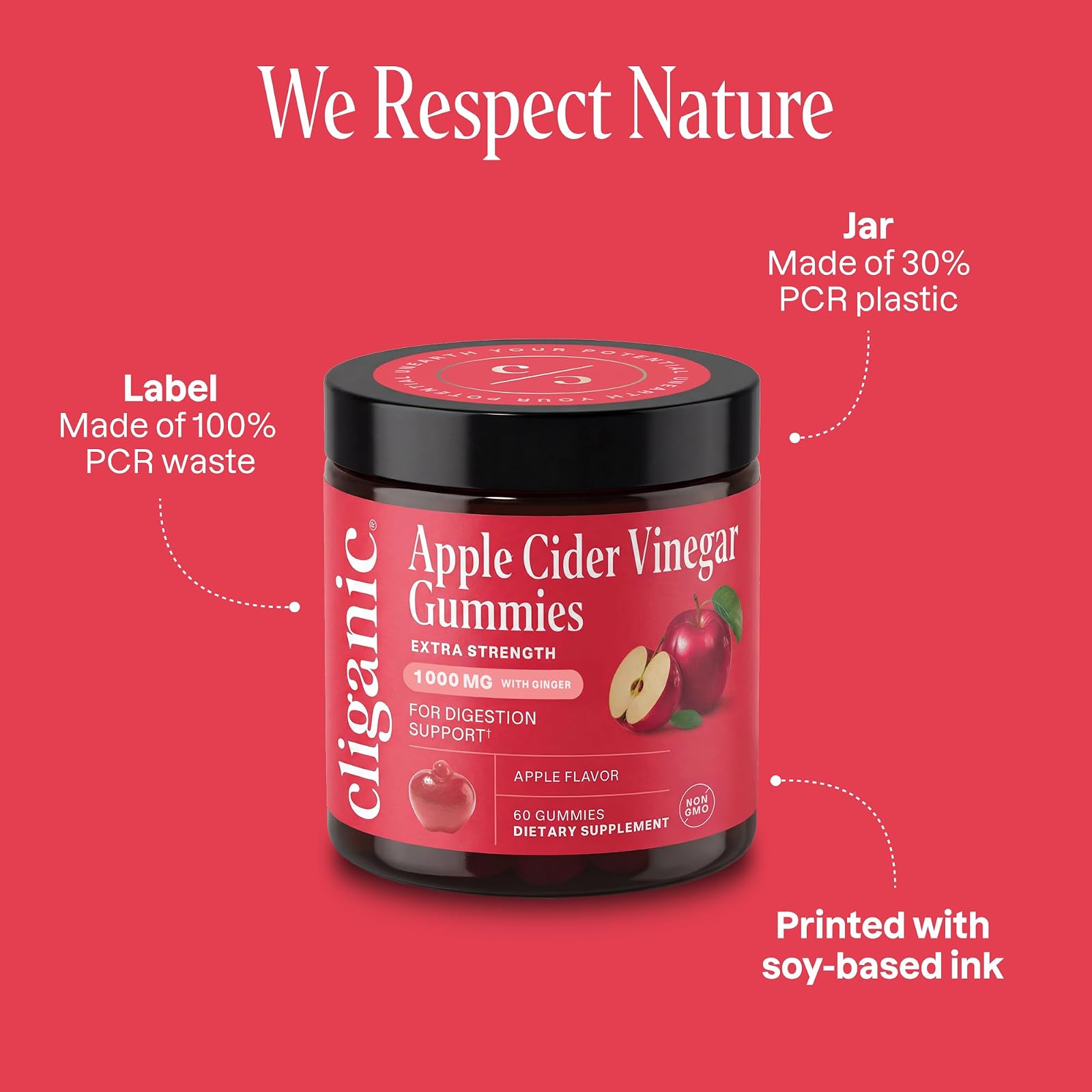 nutritious ginger-infused gummy supplements