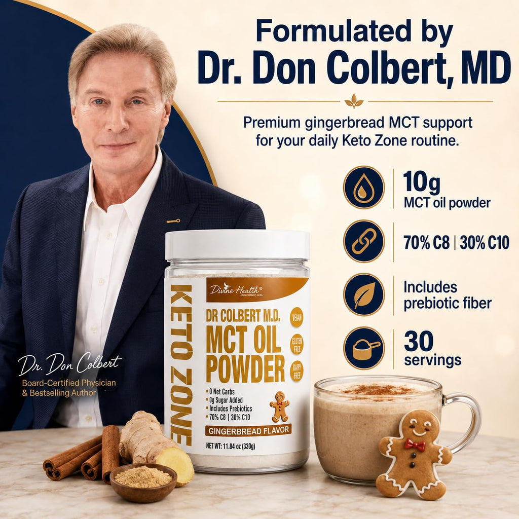 Nutritious gingerbread MCT oil for wellness
