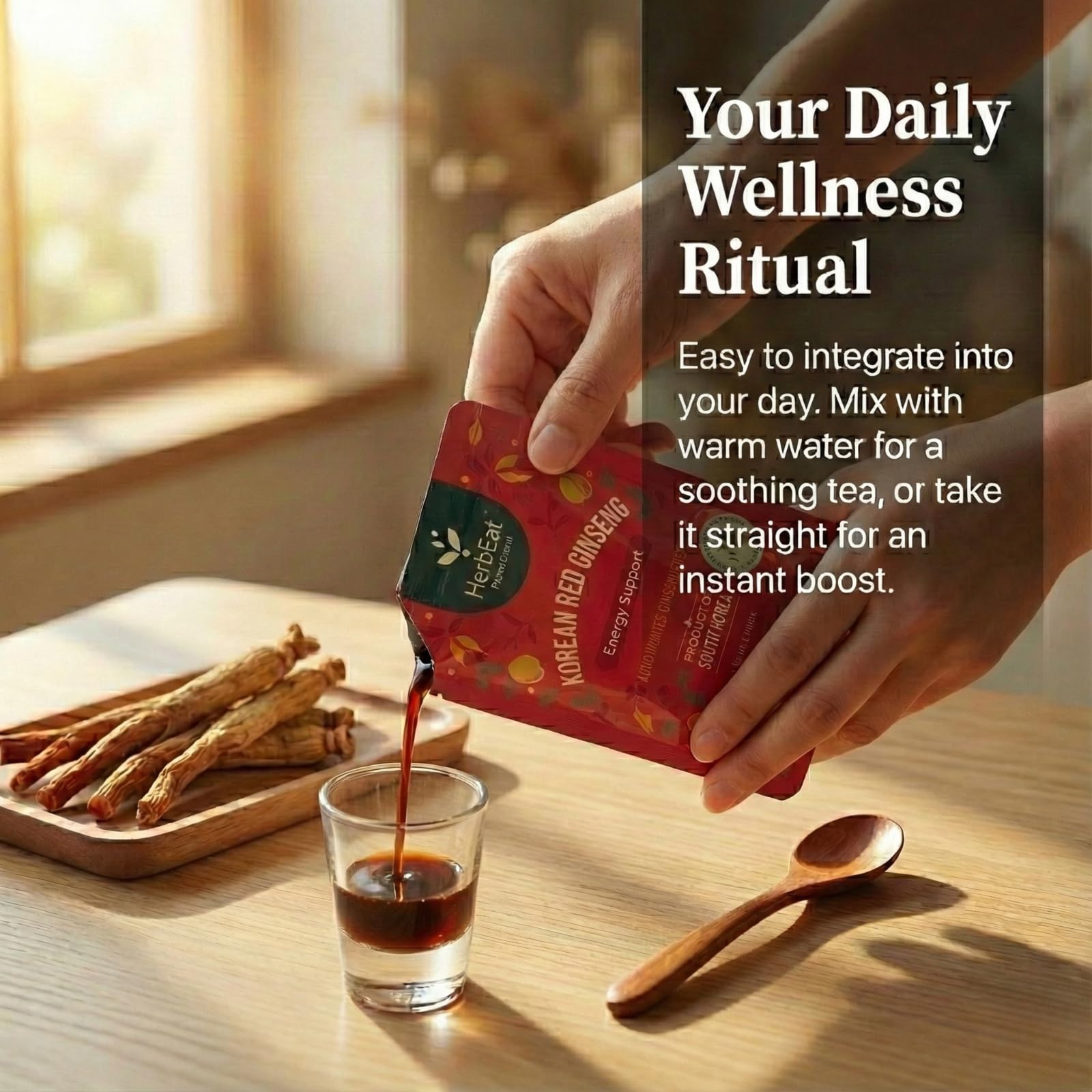 nutritious ginseng for active lifestyle