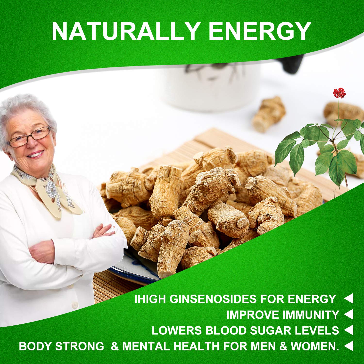 nutritious ginseng for better focus