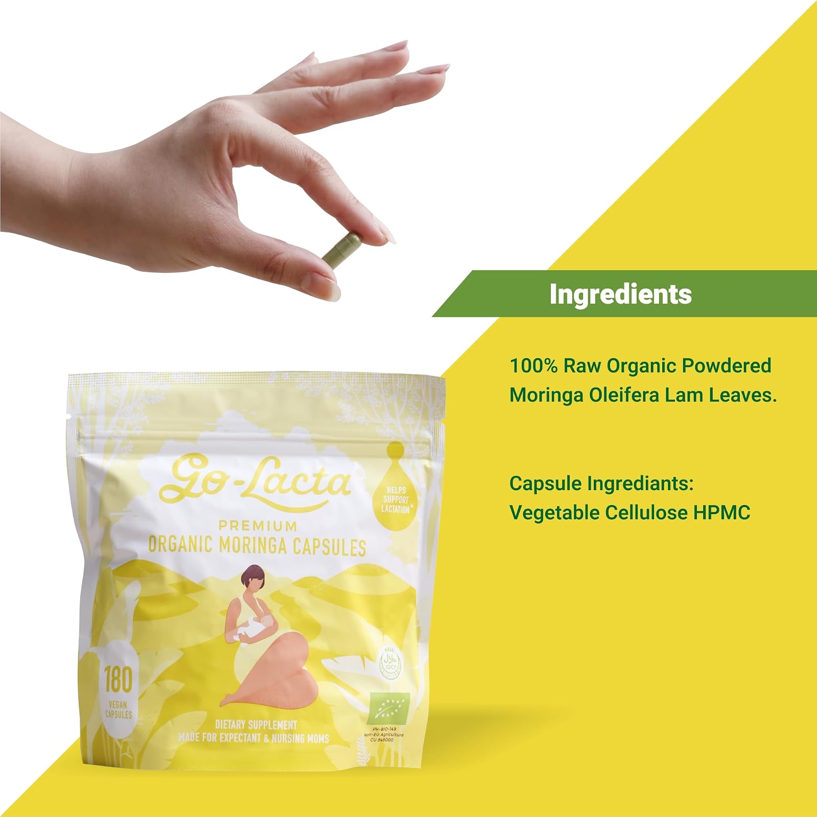 nutritious Go-Lacta moringa powder packets