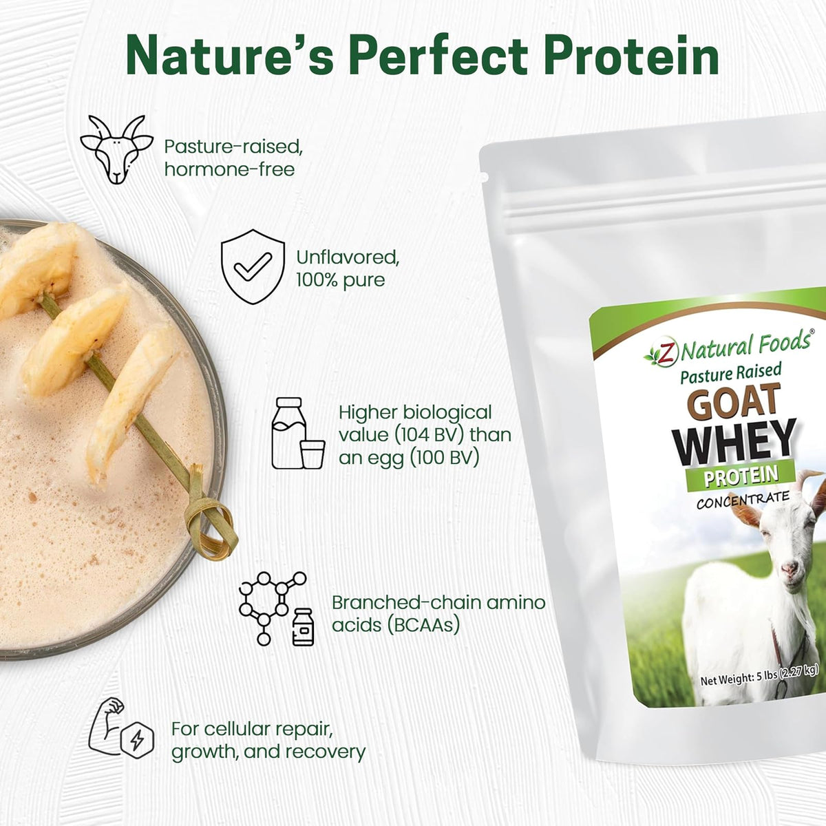 nutritious goat whey protein