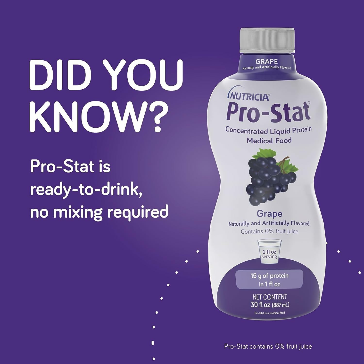 nutritious grape protein drink option