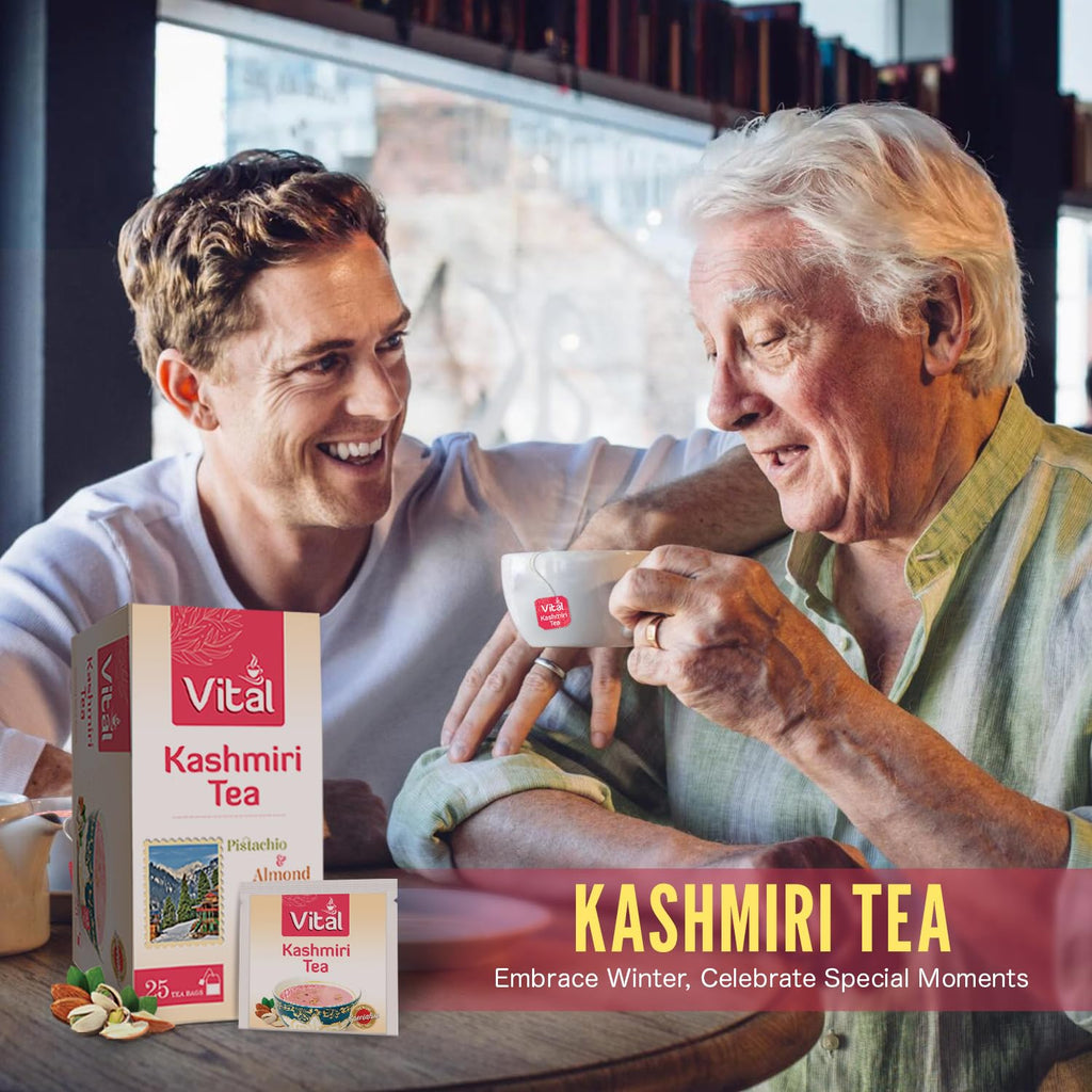 nutritious green tea with nuts