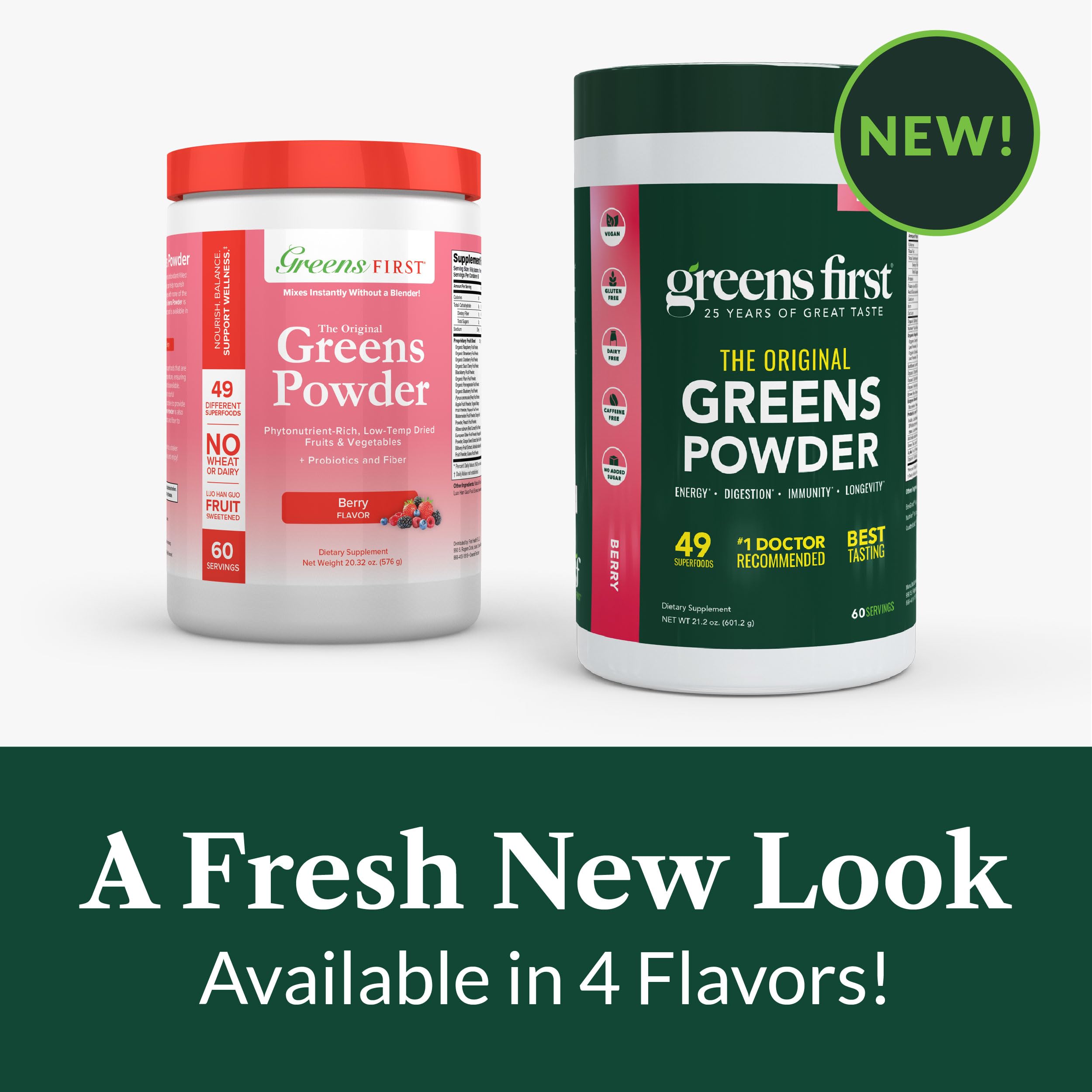 Nutritious greens for active lifestyles