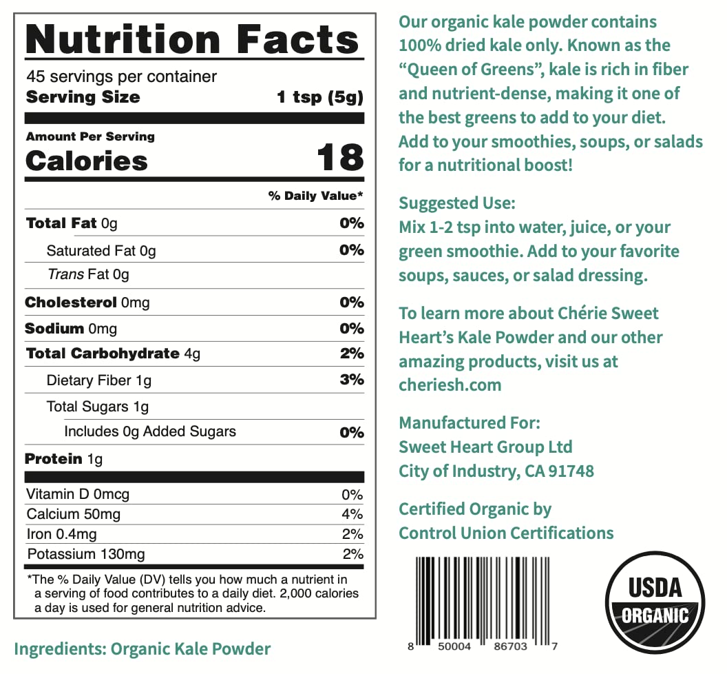 nutritious greens powder for baking