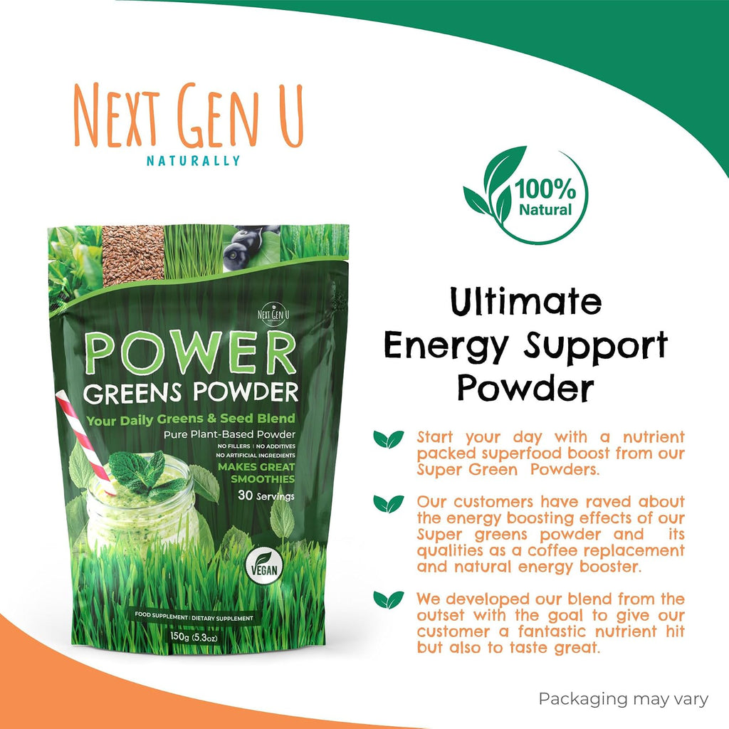 Nutritious greens powder for smoothies