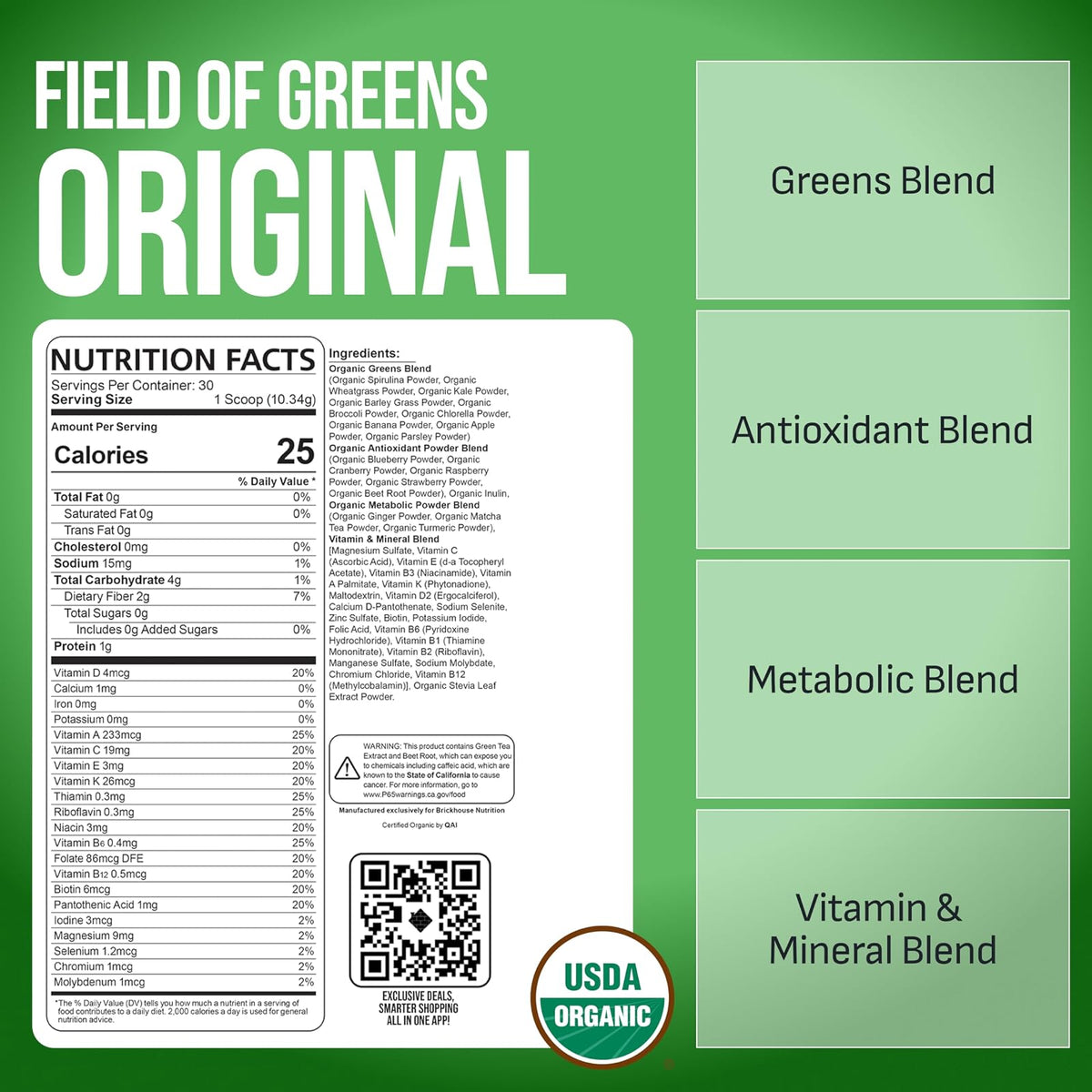 nutritious greens powder for smoothies