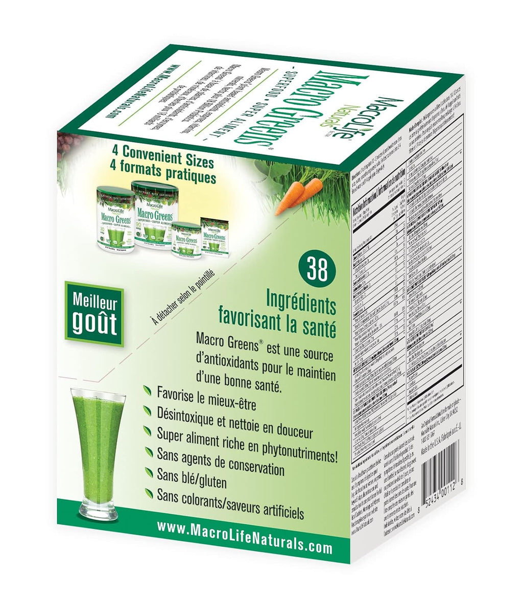 Nutritious greens powder for wellness