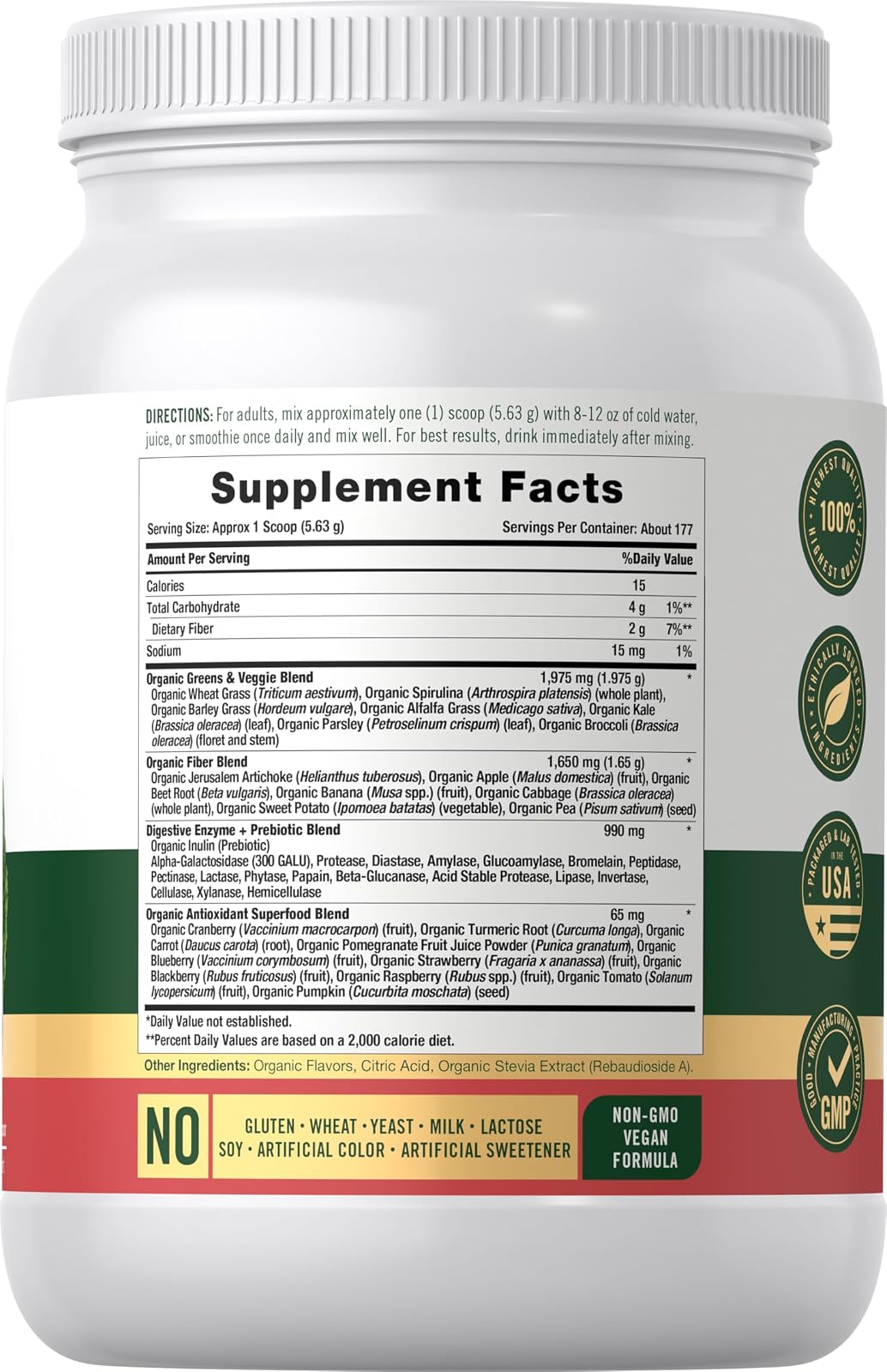 nutritious greens powders for daily energy