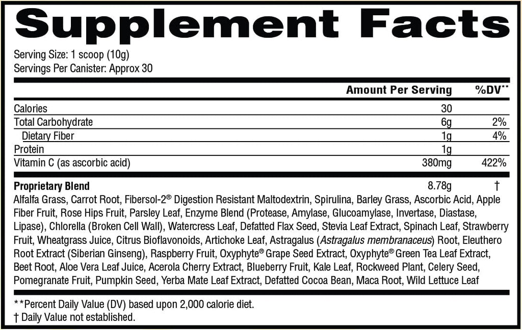nutritious greens powders for daily energy