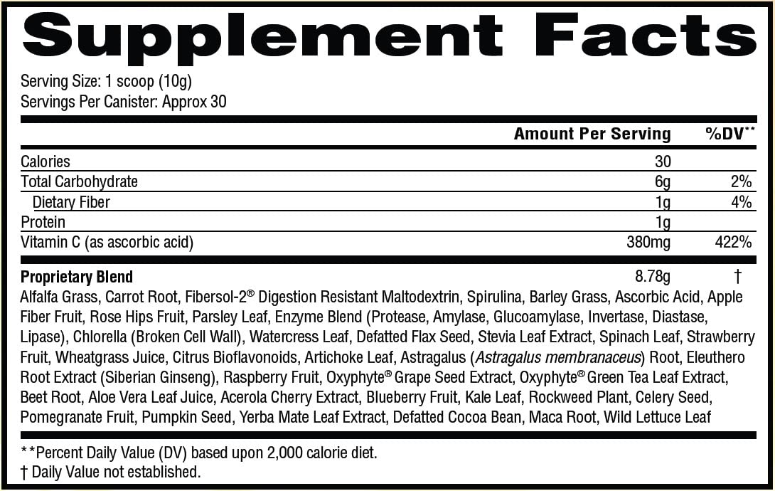 nutritious greens powders for daily energy