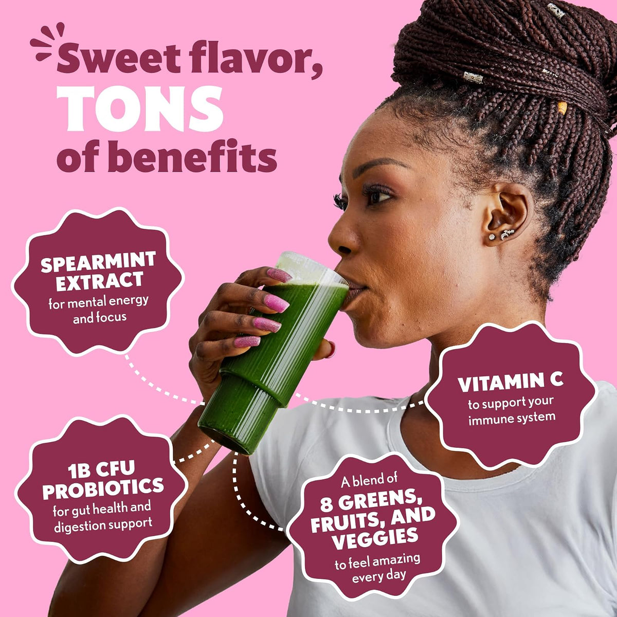 Nutritious greens powders for daily wellness