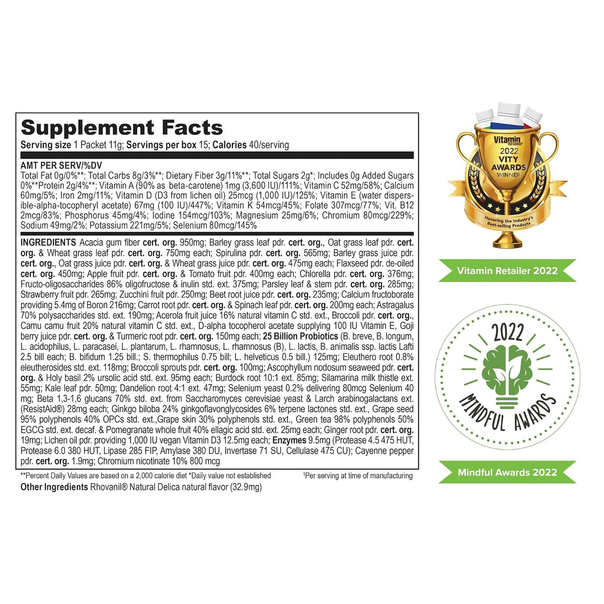 nutritious greens powders for energy