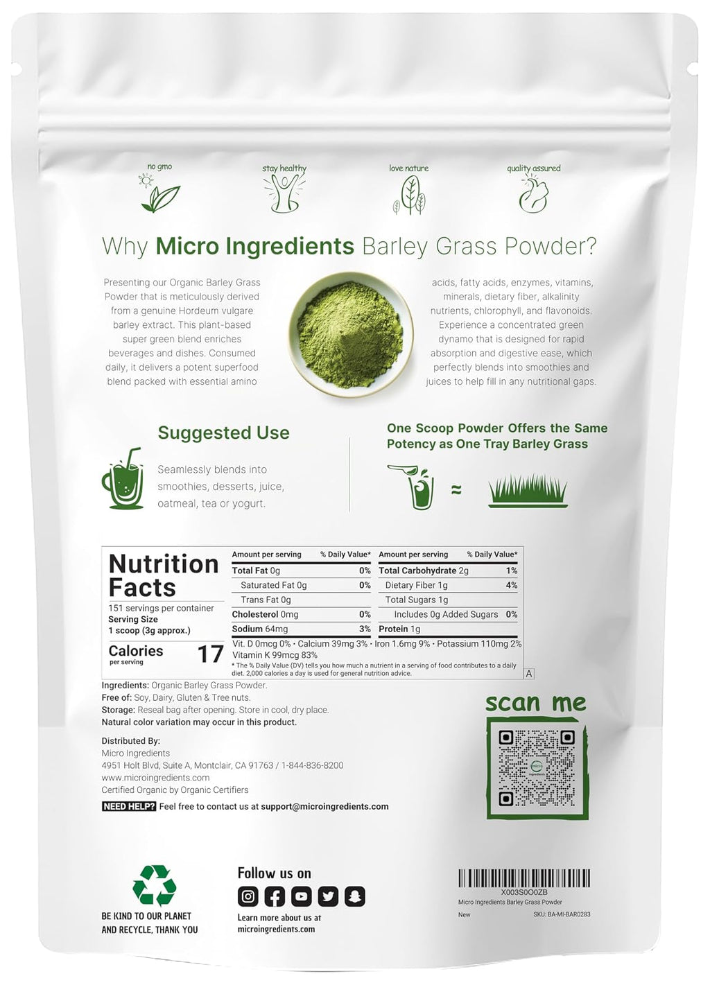 nutritious greens powders for smoothies