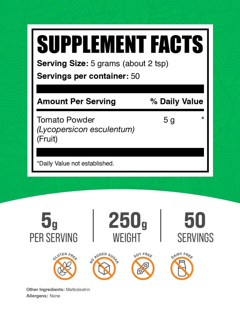 Nutritious ground tomato powder benefits