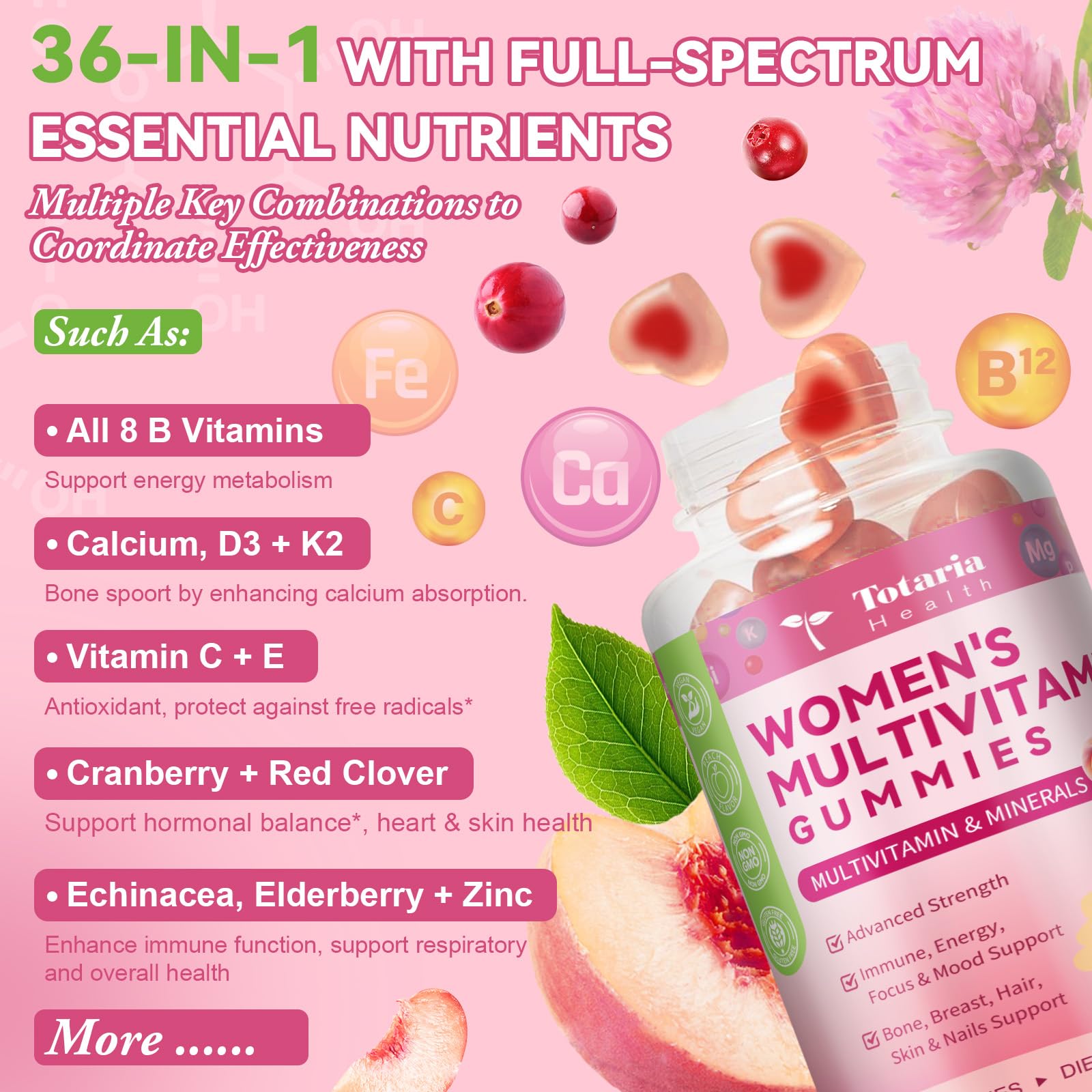 nutritious gummies for active women