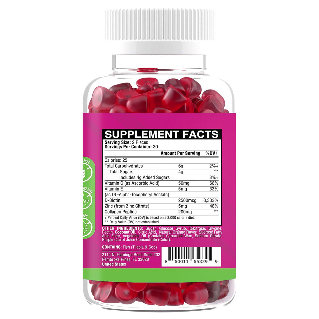 nutritious gummies for collagen support