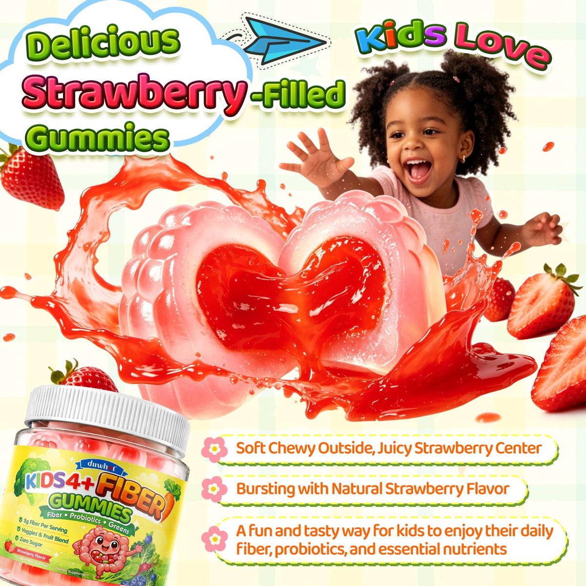nutritious gummies for growing kids