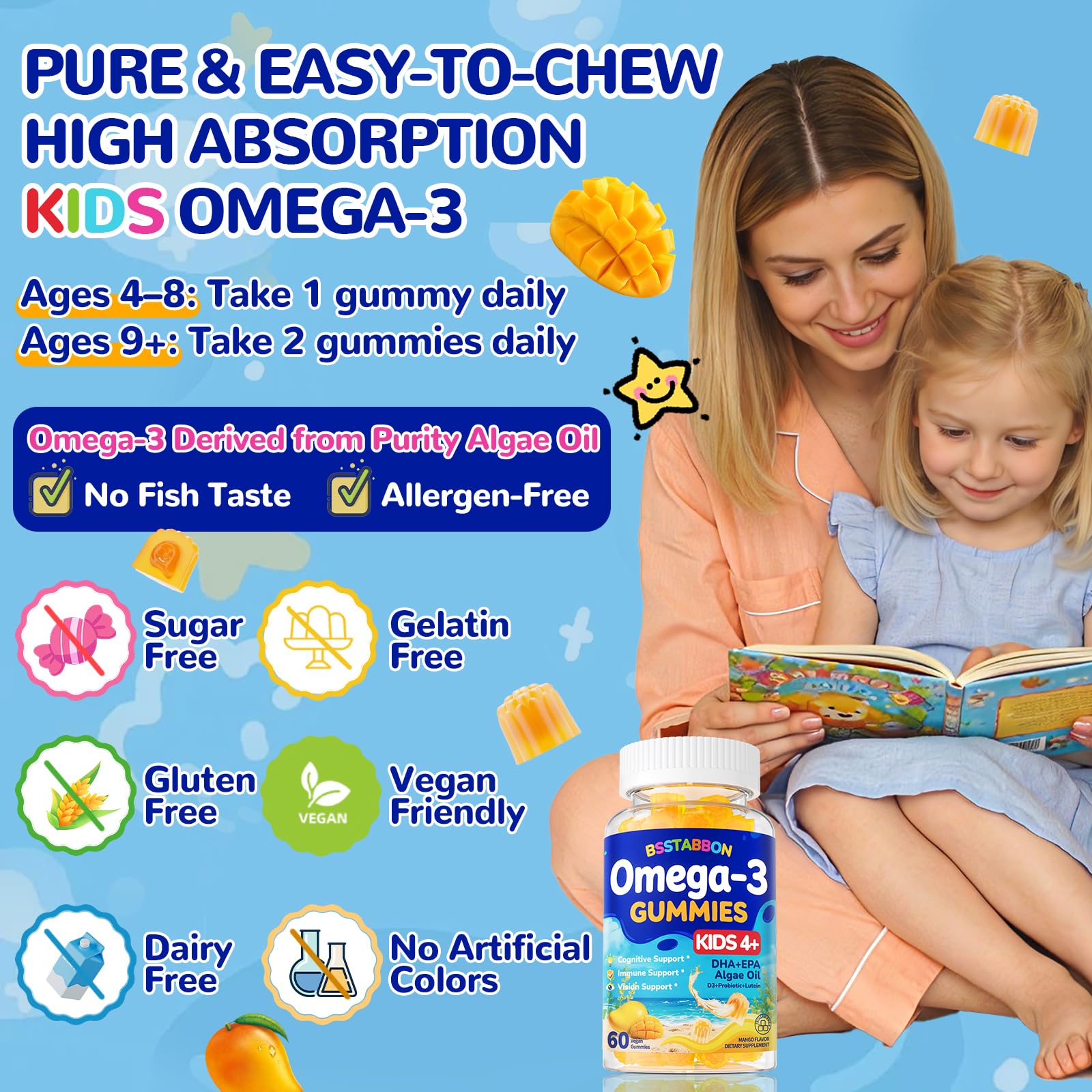 Nutritious gummies for kids 4+