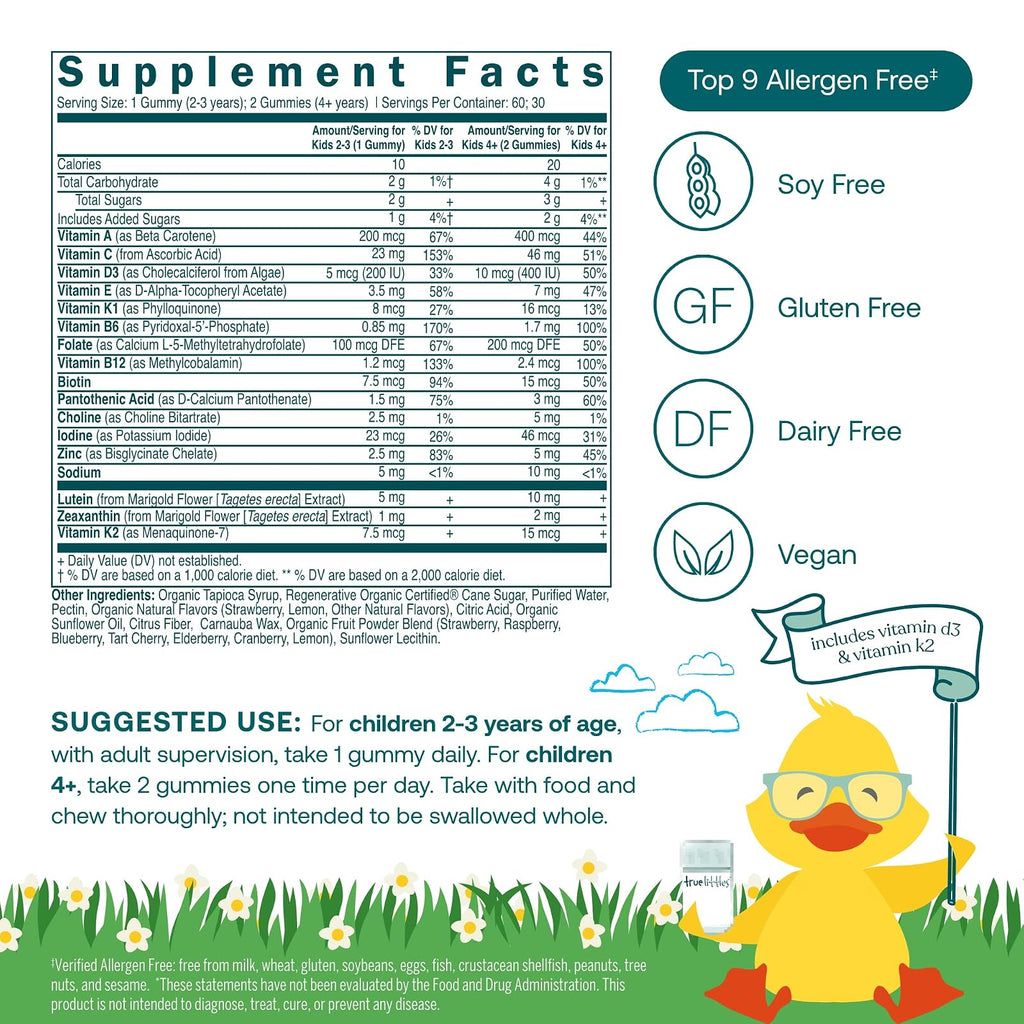 nutritious gummies for kids vitamins