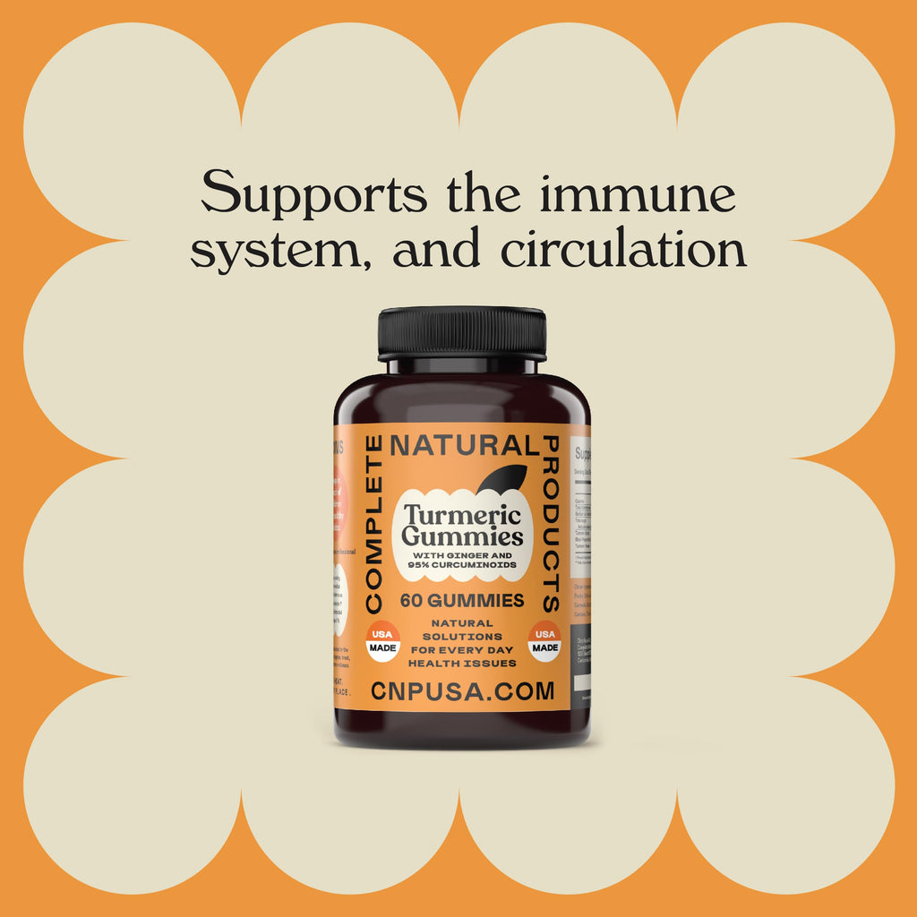 nutritious gummies with turmeric extract