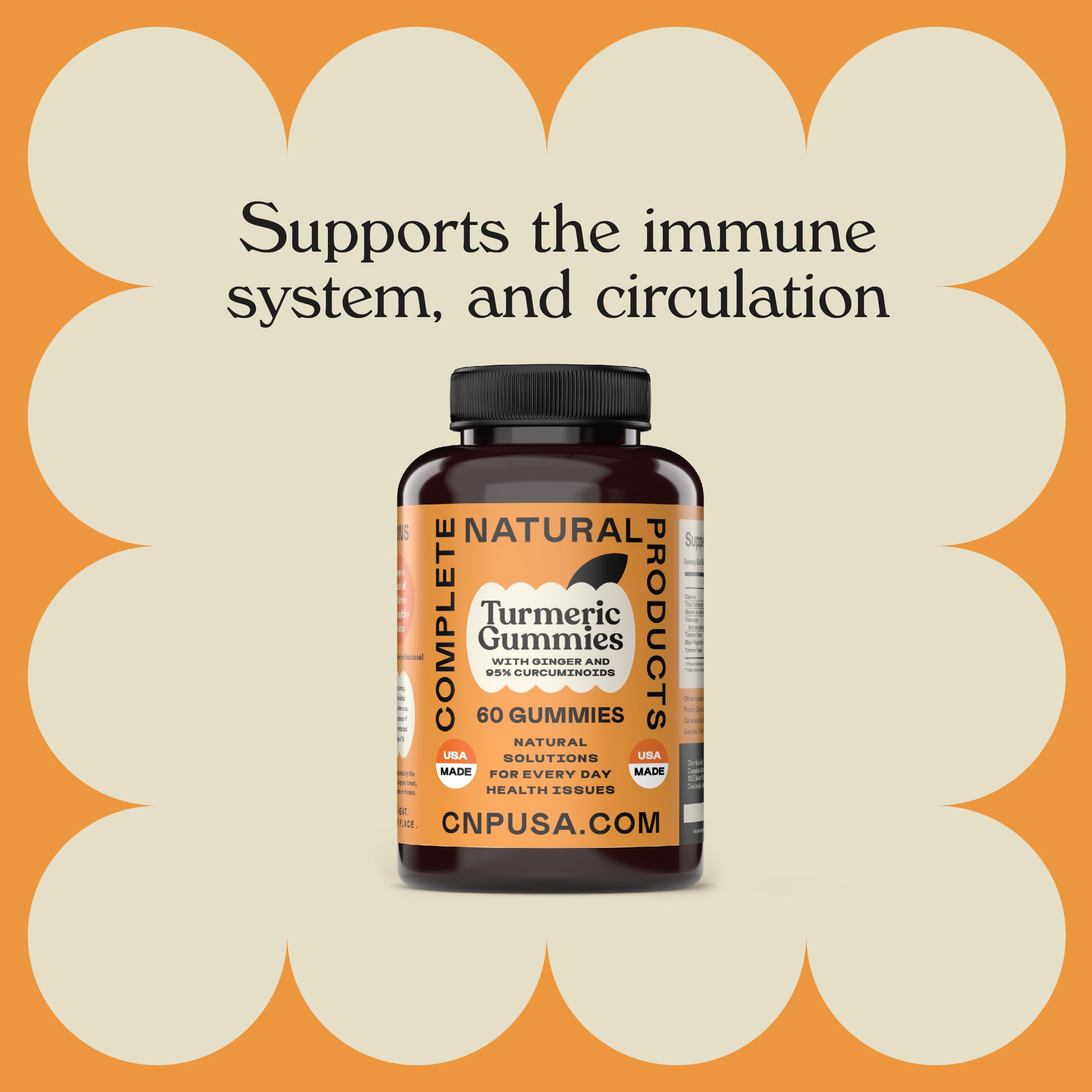 nutritious gummies with turmeric extract