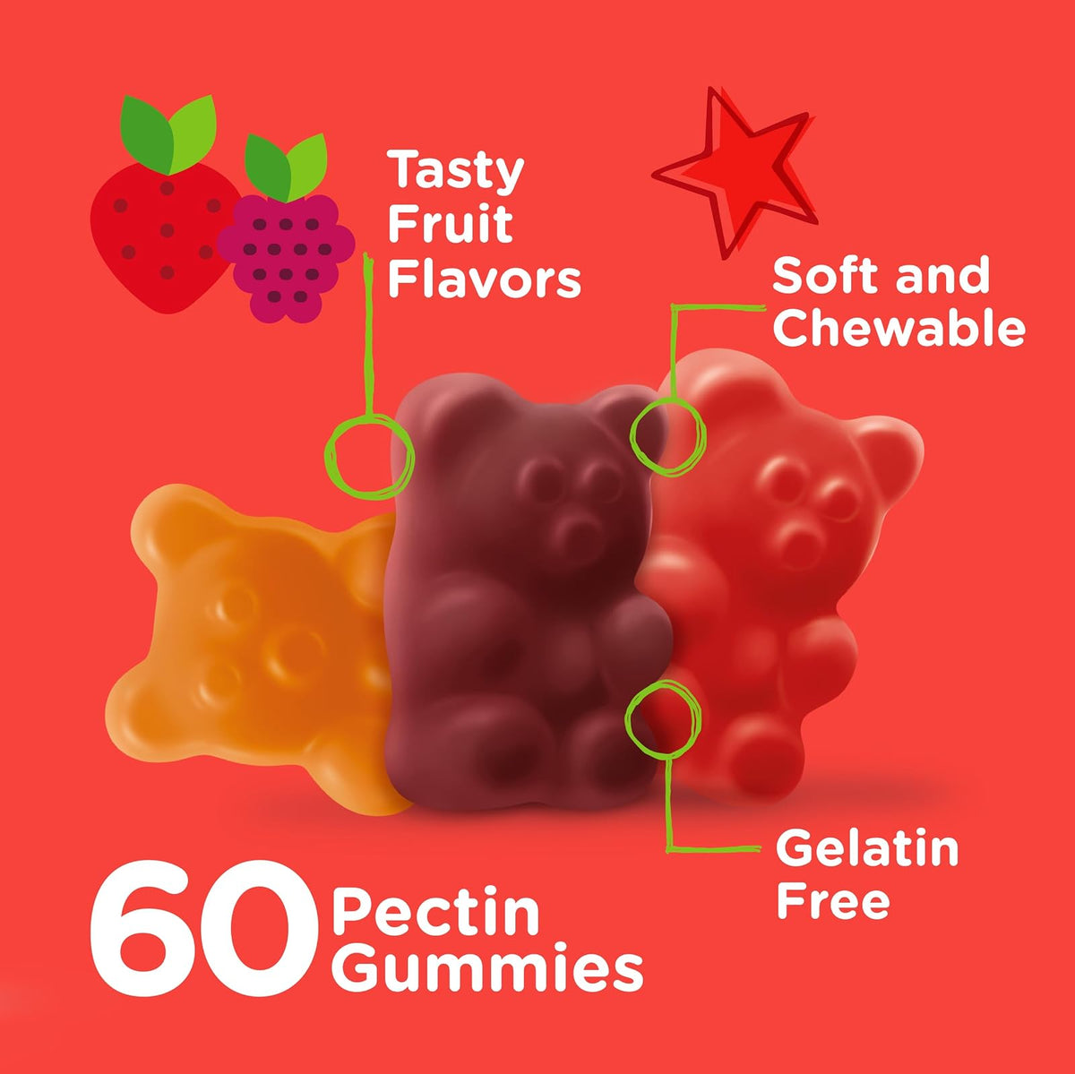 Nutritious gummy multivitamin for kids