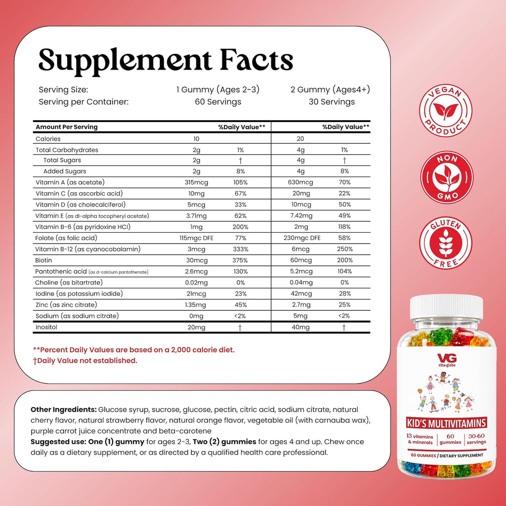nutritious gummy multivitamin for kids