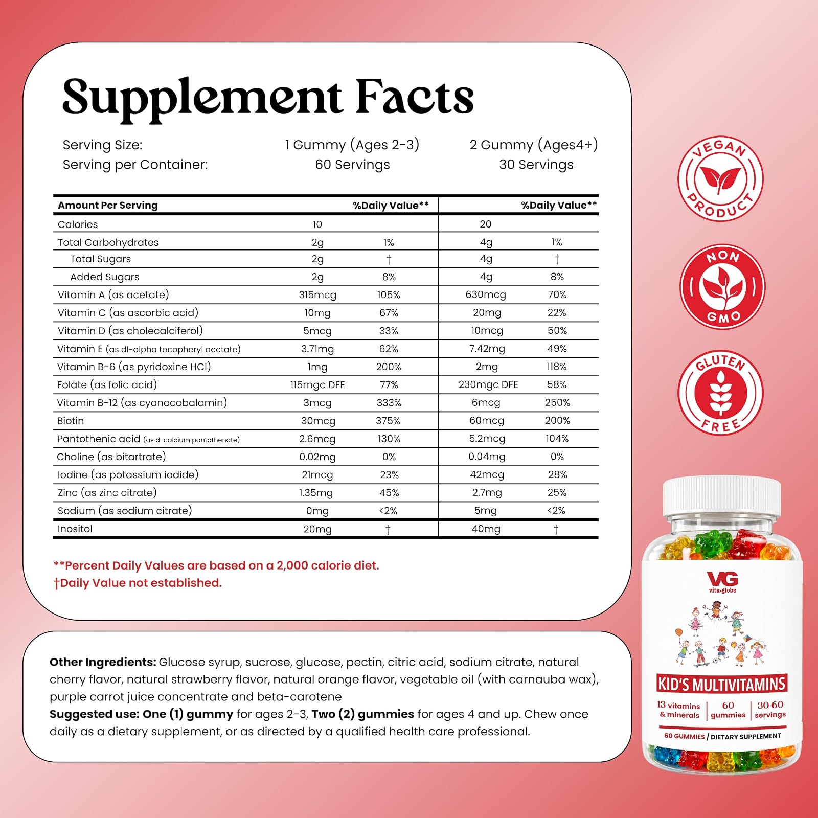 nutritious gummy multivitamin for kids