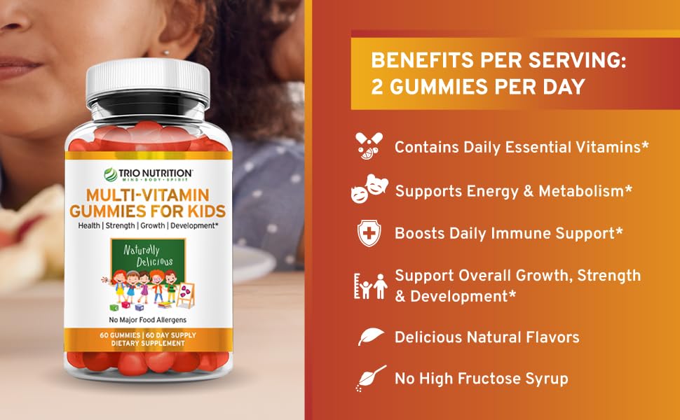 nutritious gummy multivitamins for children
