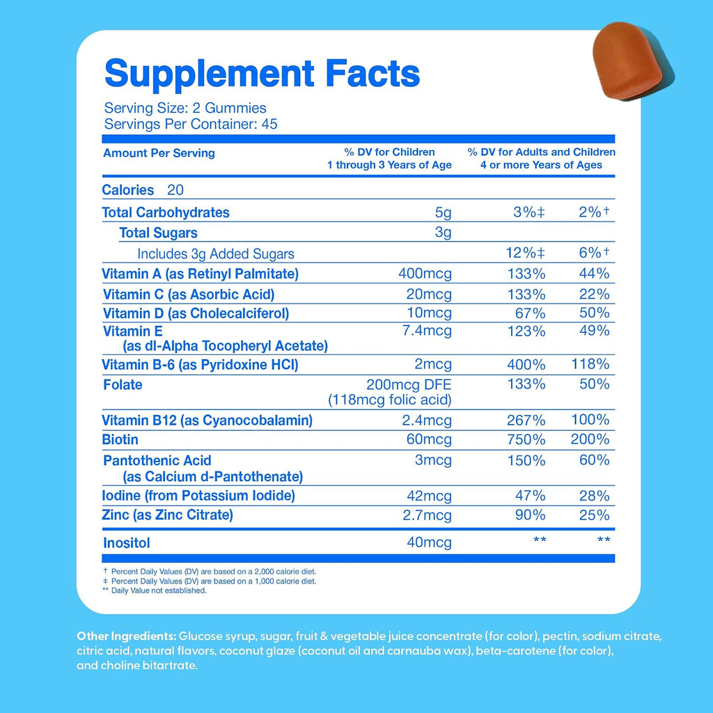 nutritious gummy multivitamins for kids