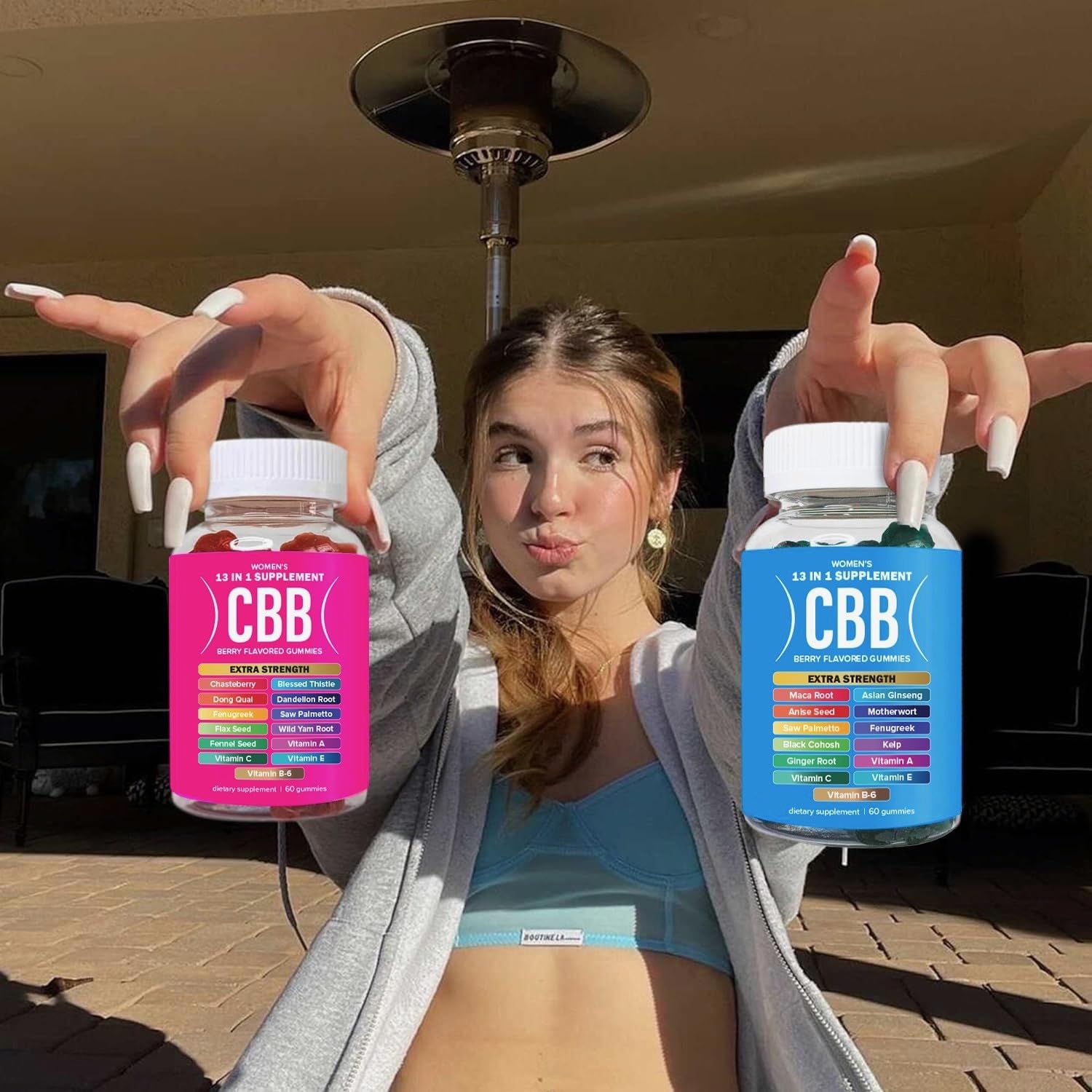 Nutritious gummy supplements for vitality